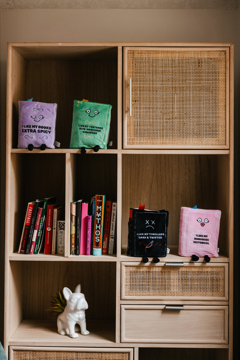 "I Like My Fantasies With Impressive Wingspans" Book Plush – Punchkins LLC